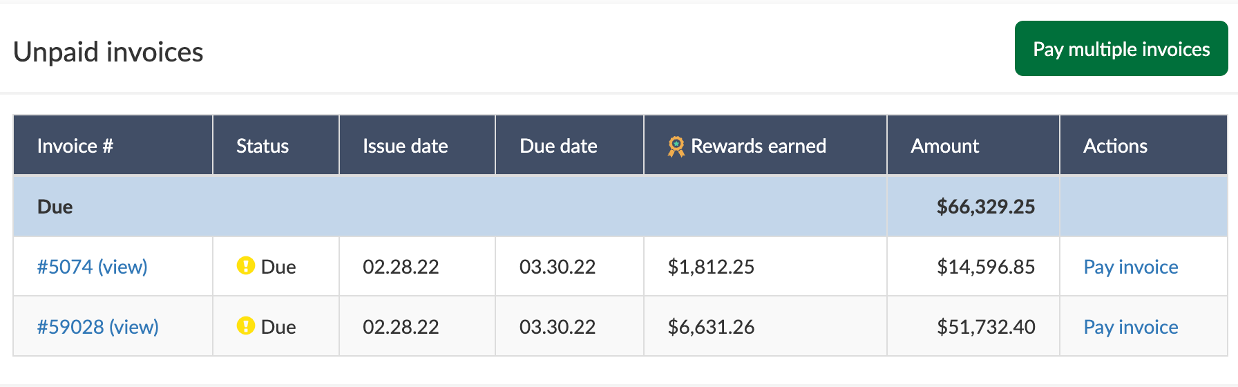 Paying an Invoice – Order.co